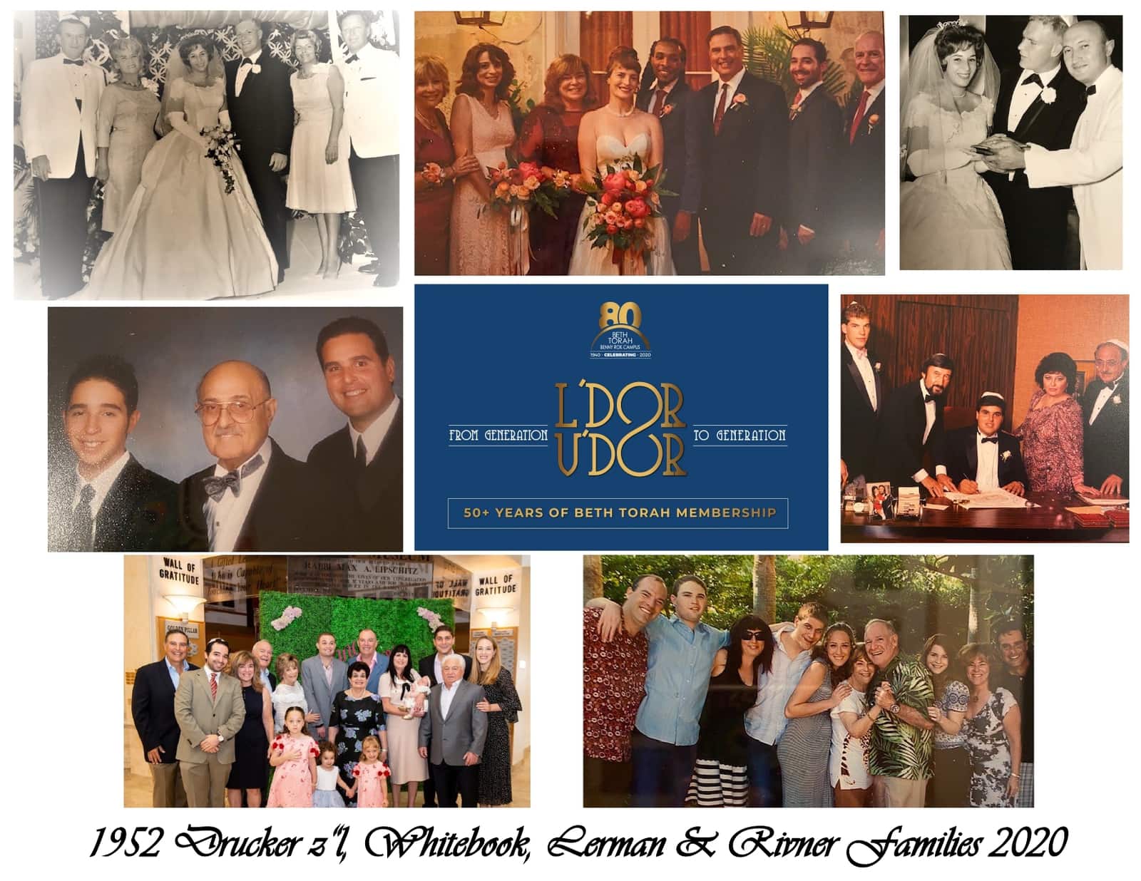 The Drucker (z”l), Whitebook, Lerman and Rivner Families - Beth Torah ...
