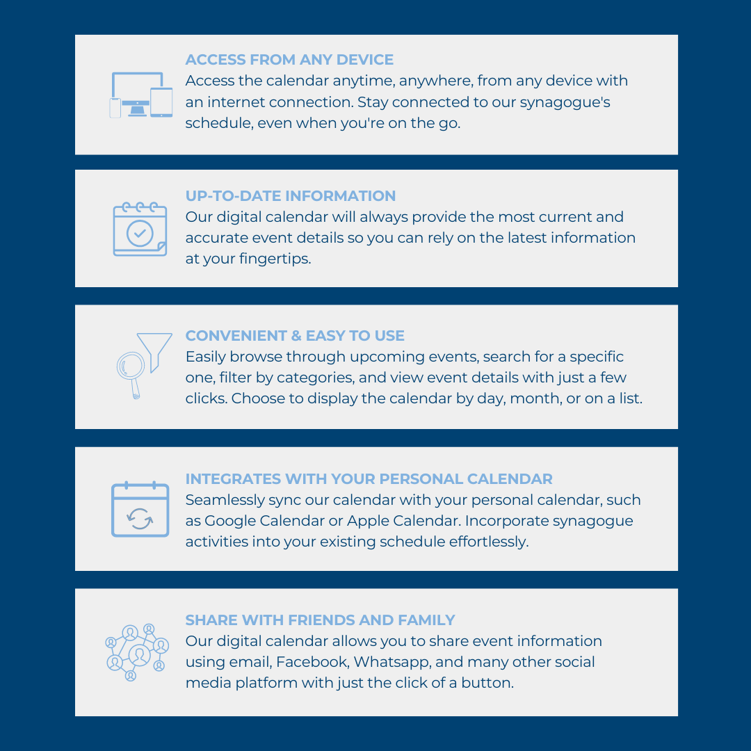 Beth Torah is proud to unveil our NEW Digital Calendar - Beth Torah ...